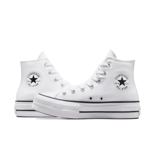 CONVERSE Chuck Taylor All Star Lift Platform Canvas Shoes - White