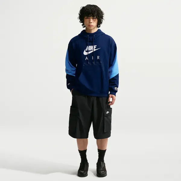 Nike Air Fleece Pullover Hoodie - Blue