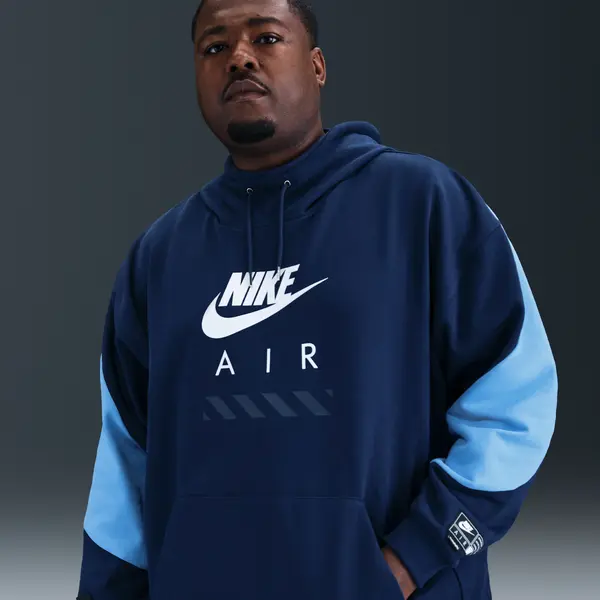 Nike Air Fleece Pullover Hoodie - Blue