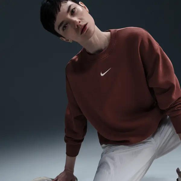 Nike Phoenix Fleece Oversized Crew-neck Sweatshirt