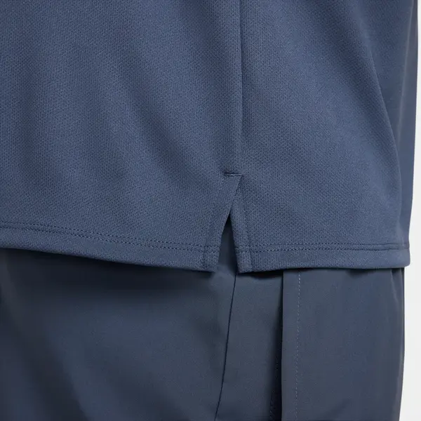 Nike Miler Dri-fit Uv Short-sleeve Running Top - Blue