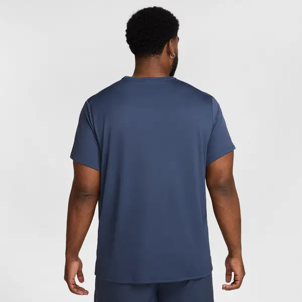 Nike Miler Dri-fit Uv Short-sleeve Running Top - Blue