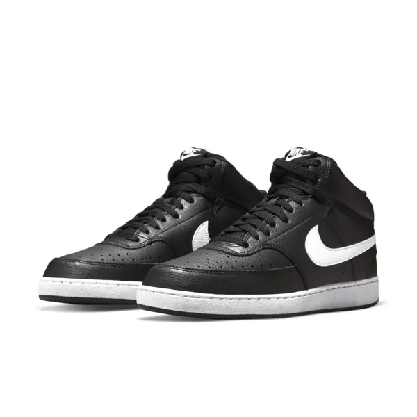 Nike Court Vision Mid Next Nature Sneakers - Black