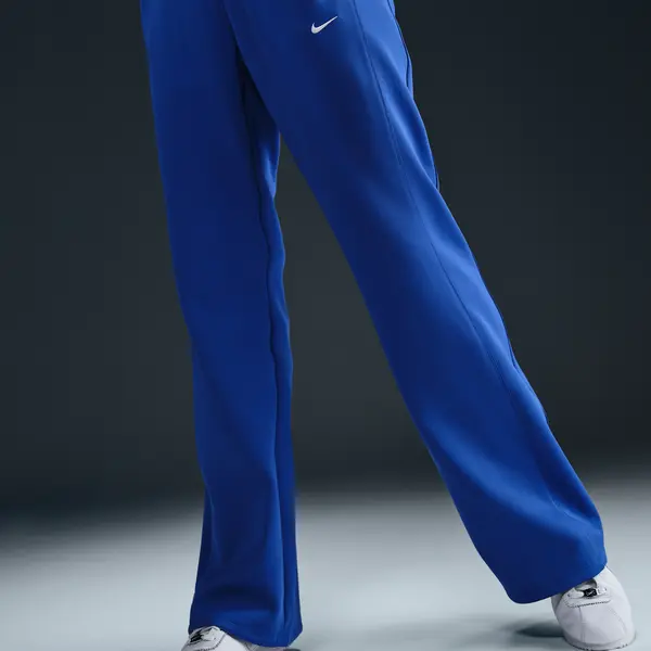 Nike Sportswear Windrunner Mid-Rise Slim Knit Pants - Blue