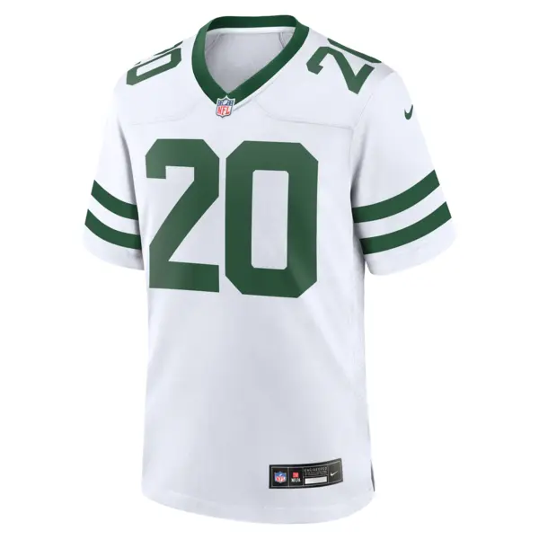 Nike Breece Hall New York Jets Nfl Game Football Jersey - White