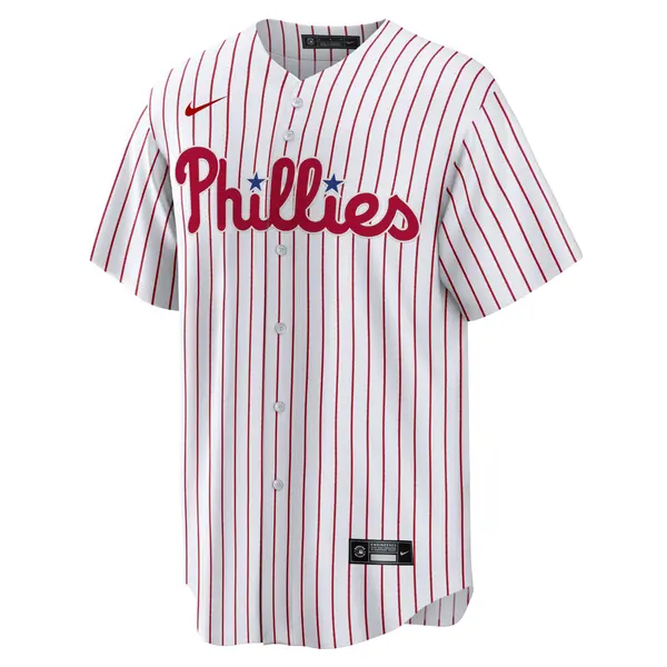 Nike Mlb Philadelphia Phillies Replica Baseball Jersey - White