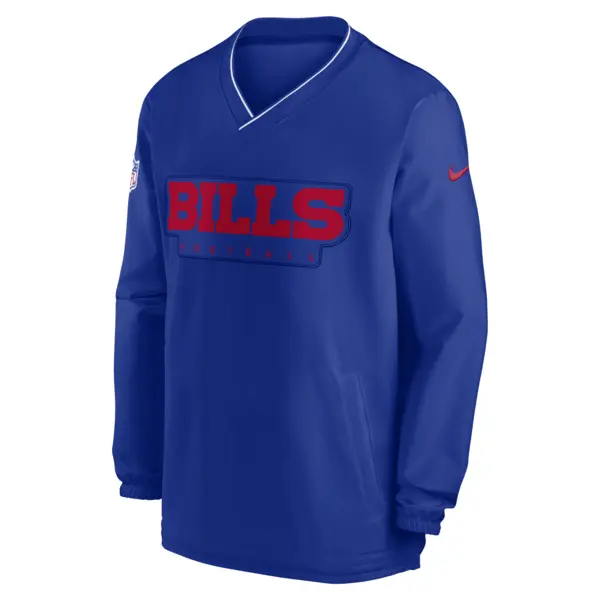 Nike Buffalo Bills Sideline Nfl Long-sleeve Windshirt - Blue
