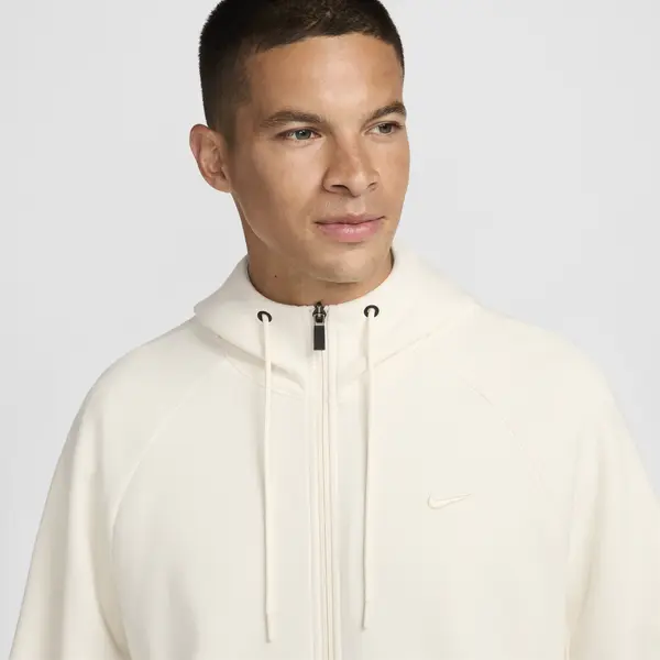 Nike Primary Fleece Dri-fit Uv Full-zip Performance Hoodie - Brown