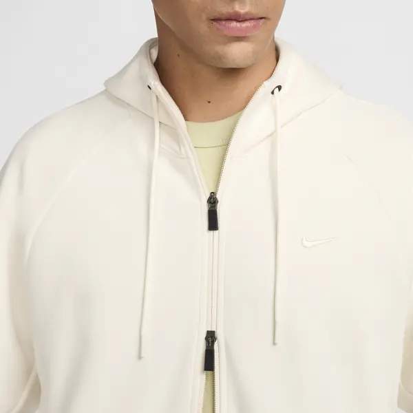 Nike Primary Fleece Dri-fit Uv Full-zip Performance Hoodie - Brown