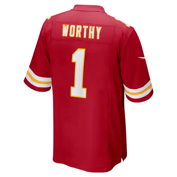 Nike Xavier Worthy Kansas City Chiefs Nfl Game Football Jersey - Red