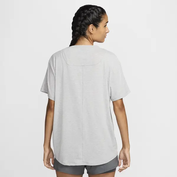 Nike One Relaxed Dri-fit Short-sleeve Top - Grey