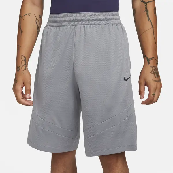 Nike Icon Dri-fit 11" Basketball Shorts - Grey