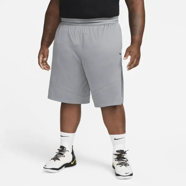 Nike Icon Dri-fit 11" Basketball Shorts - Grey