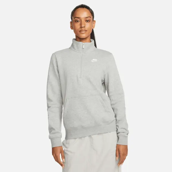Nike Sportswear Club Fleece 1/2-zip Sweatshirt - Grey