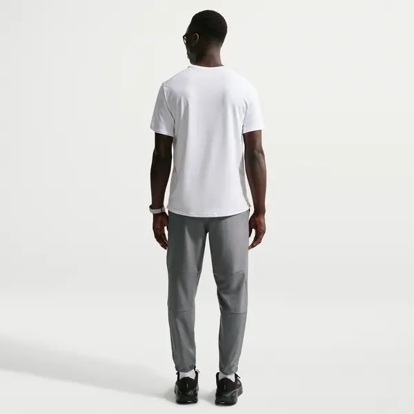 Nike Miler Dri-fit Short-sleeve Running Top - White