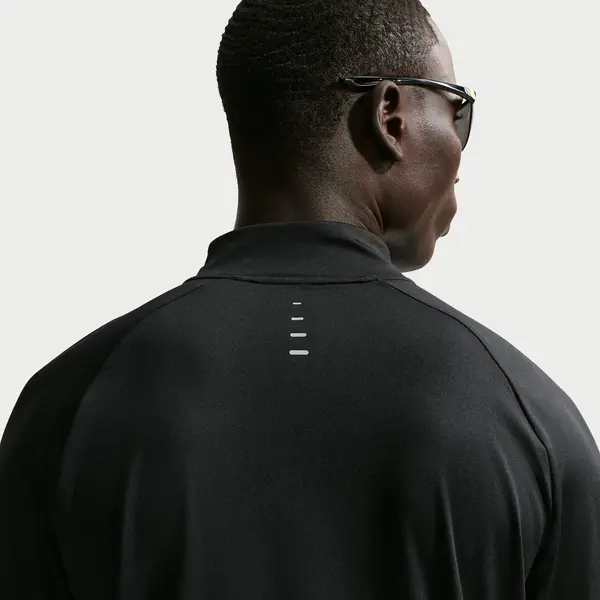 Nike Stride Dri-fit 1/2-zip Running Top - Black