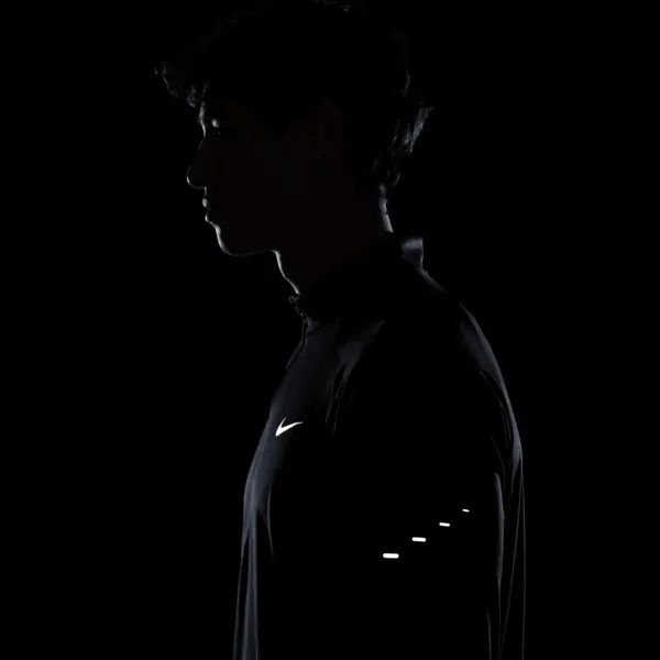 Nike Stride Dri-fit 1/2-zip Running Top - Black