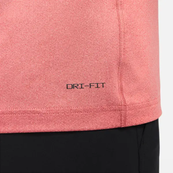 Nike Dri-fit Short-sleeve Fitness Top - Red