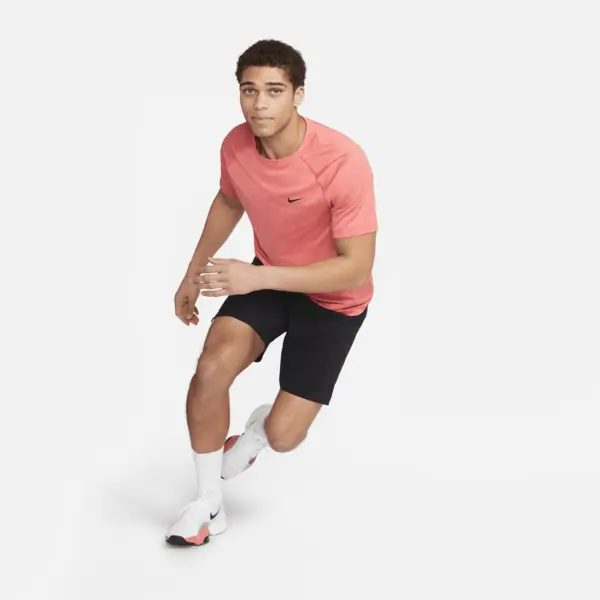 Nike Dri-fit Short-sleeve Fitness Top - Red