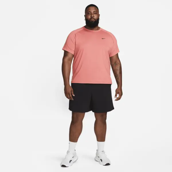Nike Dri-fit Short-sleeve Fitness Top - Red