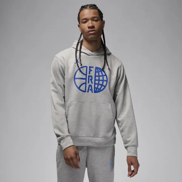 Nike France Practice Basketball Fleece Hoodie - Grey