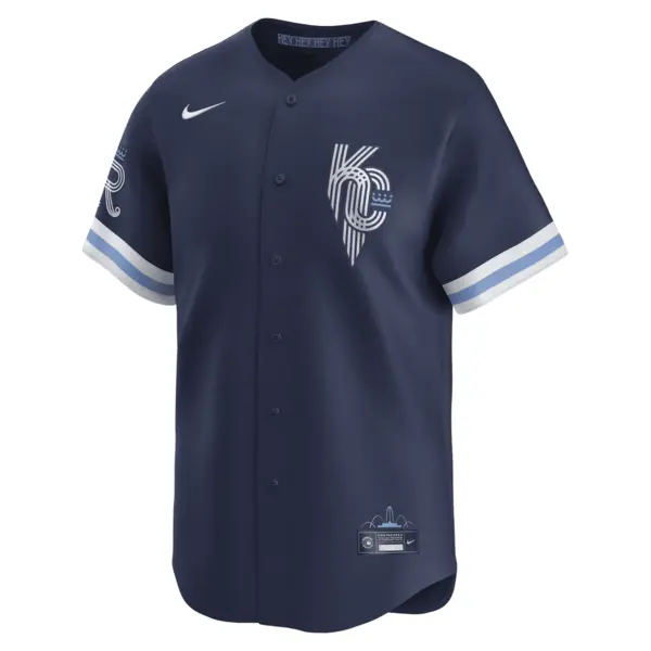 Nike Kansas City Royals City Connect Dri-fit Adv Mlb Limited Jersey - Blue