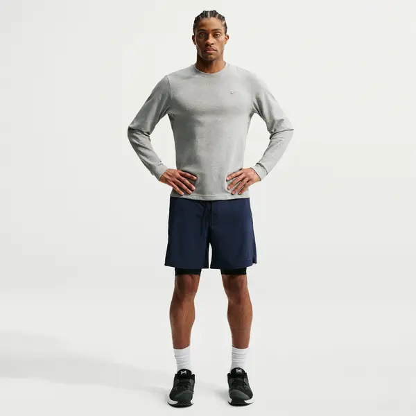 Nike Primary Dri-fit Long-sleeve Versatile Top - Grey