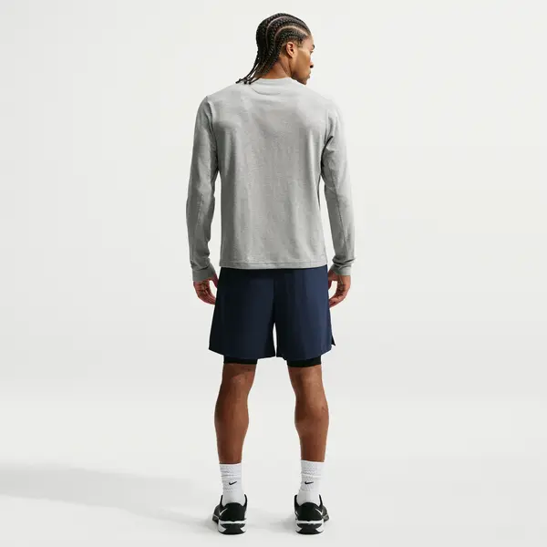 Nike Primary Dri-fit Long-sleeve Versatile Top - Grey