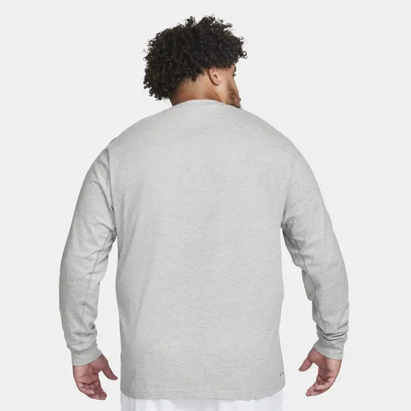 Nike Primary Dri-fit Long-sleeve Versatile Top - Grey