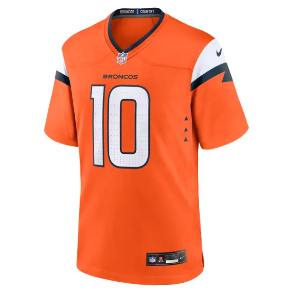 Nike Denver Broncos Nfl Game Football Jersey - Orange