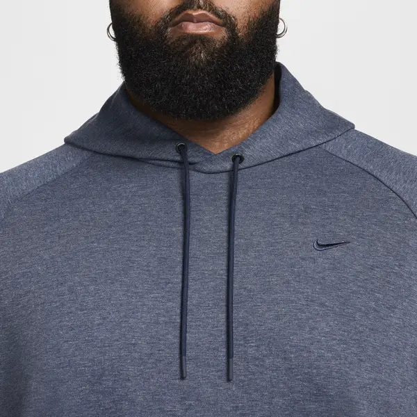 Nike Primary Fleece Dri-fit Uv Pullover Performance Hoodie - Blue