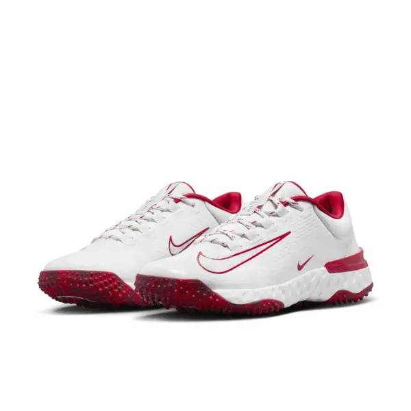 Nike Alpha Huarache Elite 4 Turf Softball Shoes - White