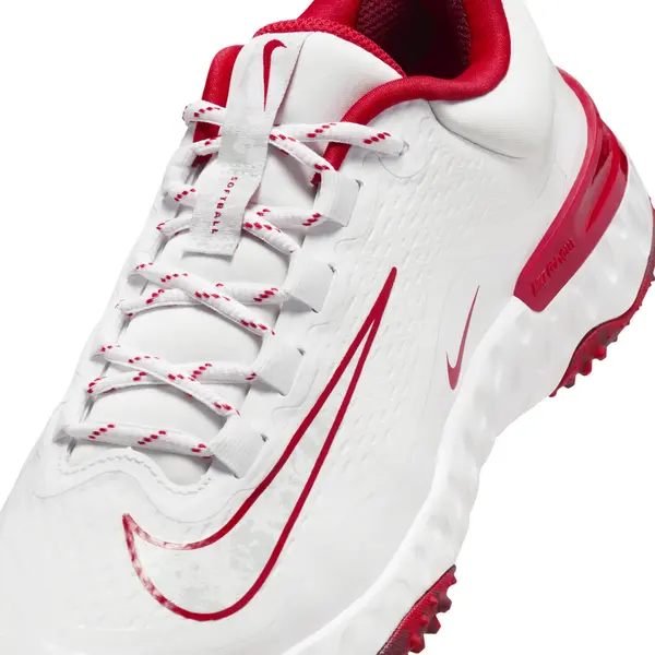 Nike Alpha Huarache Elite 4 Turf Softball Shoes - White