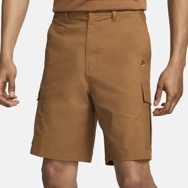 Nike Club Woven Cargo Shorts - Brown