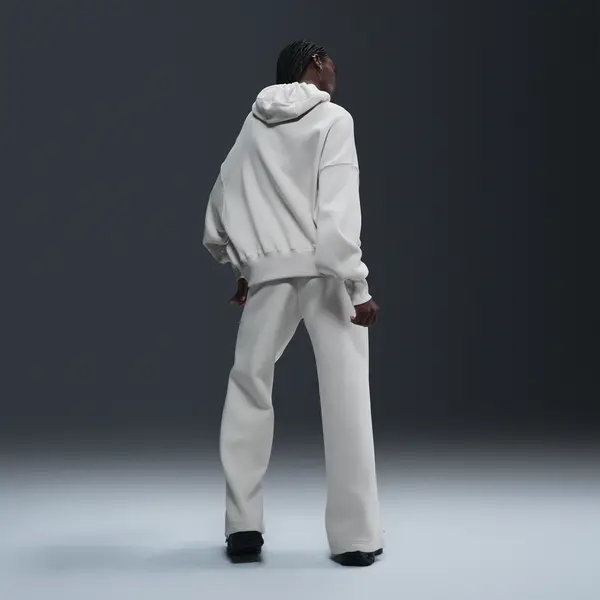 Nike Sportswear Phoenix Fleece High-waisted Wide-leg Sweatpants - Brown