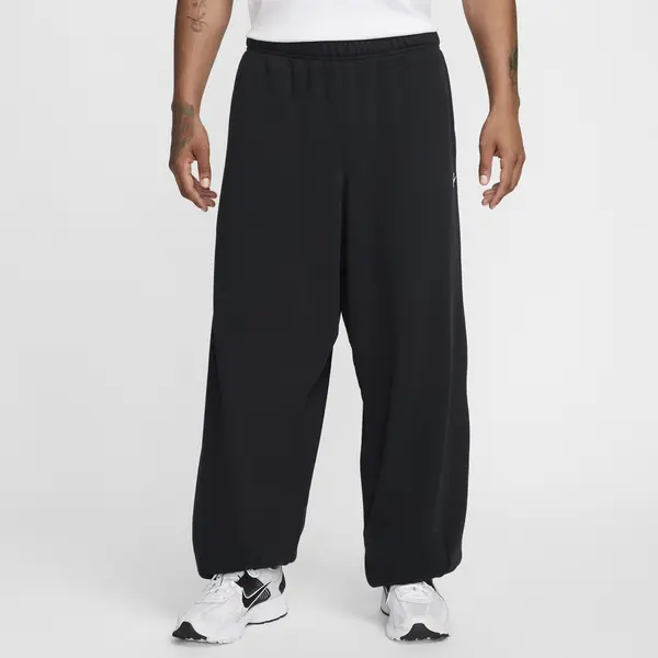 Nike Club Fleece Oversized French Terry Pants - Black