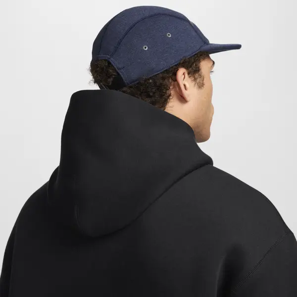Nike Fly Cap Unstructured Flat Bill Tech Fleece Cap - Blue