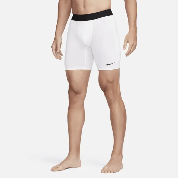 Nike Pro Dri-fit Fitness Long Shorts - White