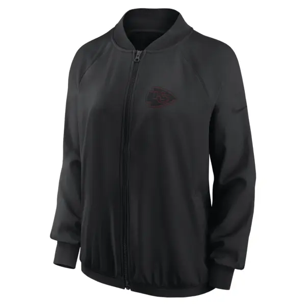 Nike Kansas City Chiefs Dri-fit Nfl Full-zip Jacket - Black