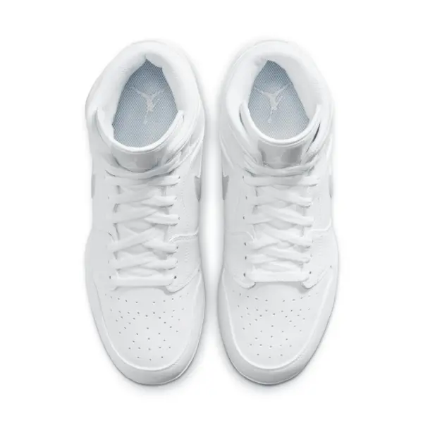 JORDAN 1 Mid Td Football Cleat - White
