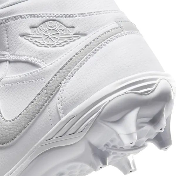 JORDAN 1 Mid Td Football Cleat - White