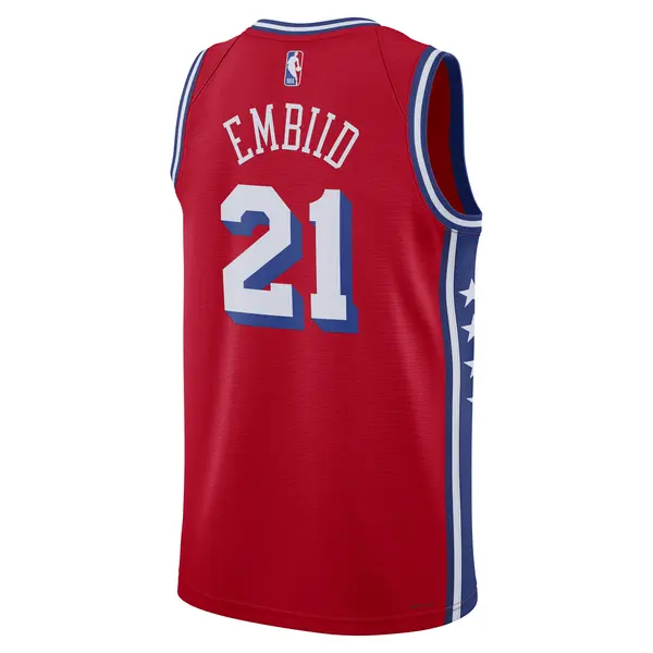 JORDAN Philadelphia 76ers Statement Edition Dri-fit Nba Swingman Jersey - Red