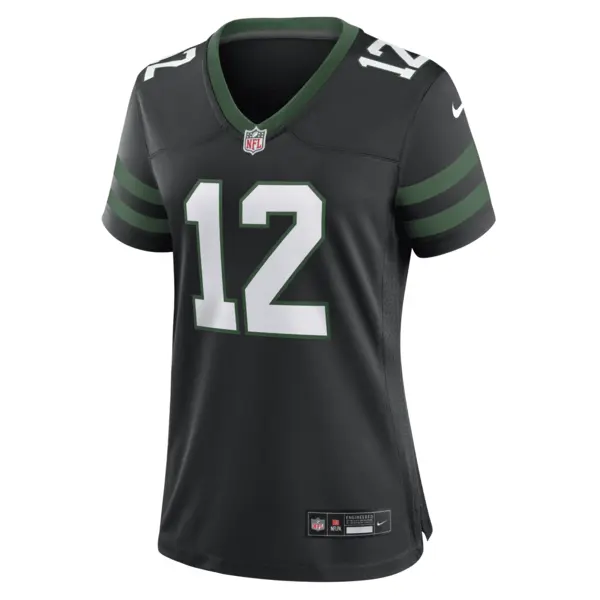 Nike Joe Namath New York Jets Nfl Game Football Jersey - Black
