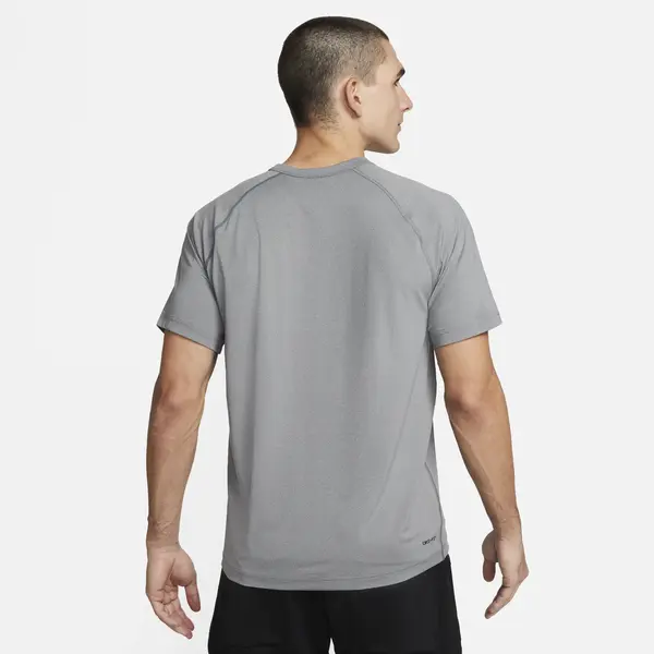 Nike Ready Dri-fit Short-sleeve Fitness Top - Grey