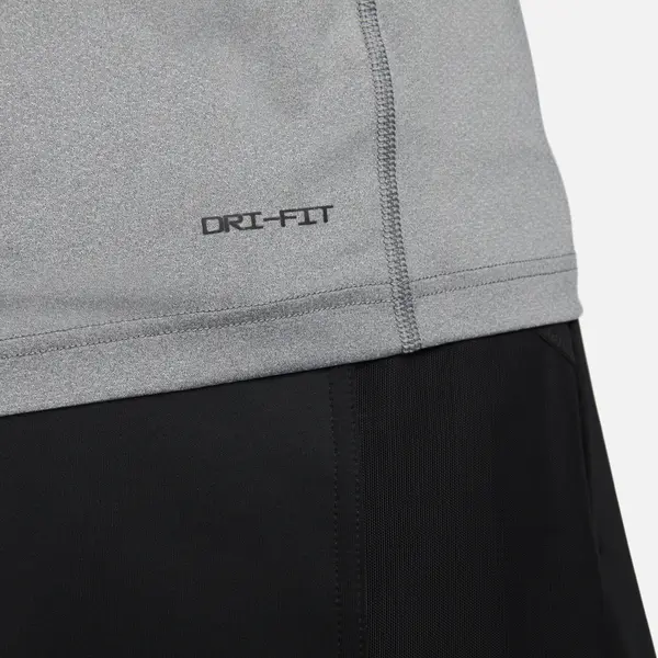 Nike Ready Dri-fit Short-sleeve Fitness Top - Grey