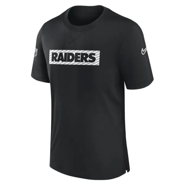 Nike Las Vegas Raiders Sideline Player Dri-fit Nfl T-shirt - Black