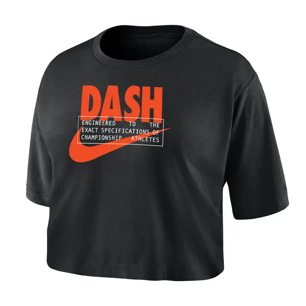 Nike Houston Dash Dri-fit Soccer Cropped T-shirt - Black