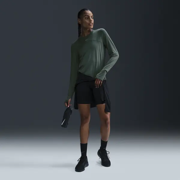 Nike Dri-fit Swift Element Uv Crew-neck Running Top