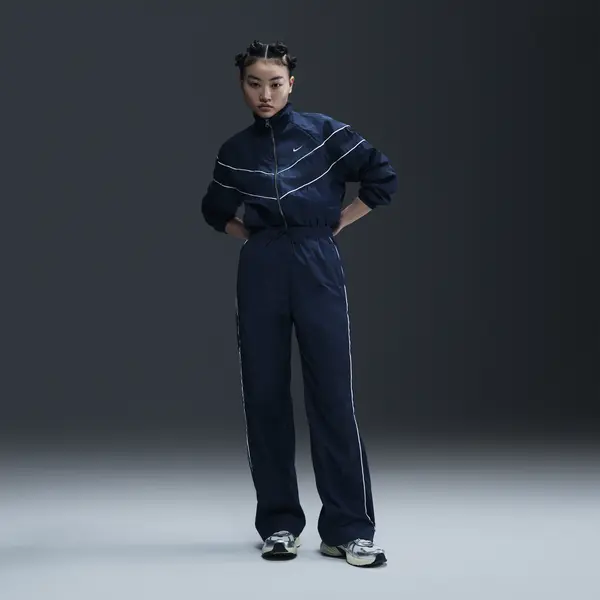 Nike Windrunner Loose Uv Woven Full-zip Jacket - Blue