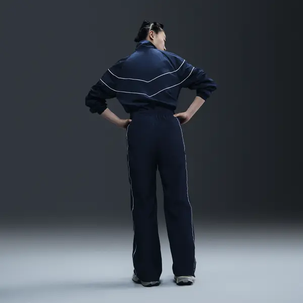 Nike Windrunner Loose Uv Woven Full-zip Jacket - Blue